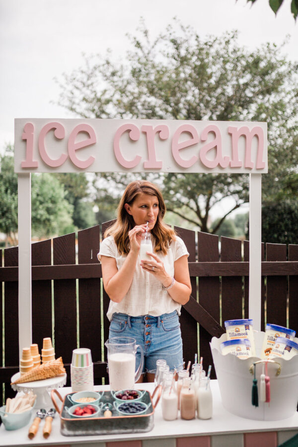 hosting an ice cream party - amanda party + home
