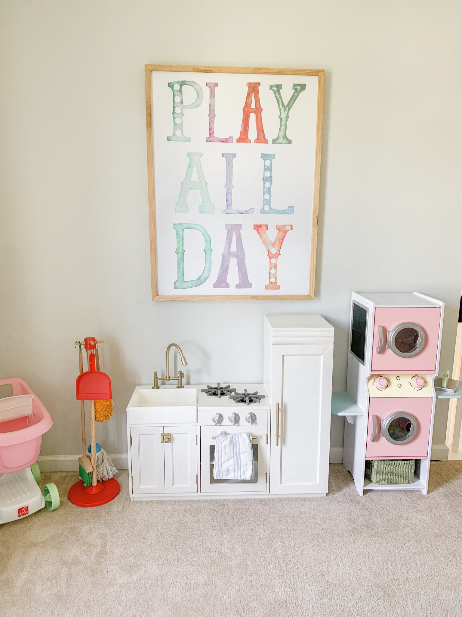 How We Updated Our Old Playroom - amanda party + home