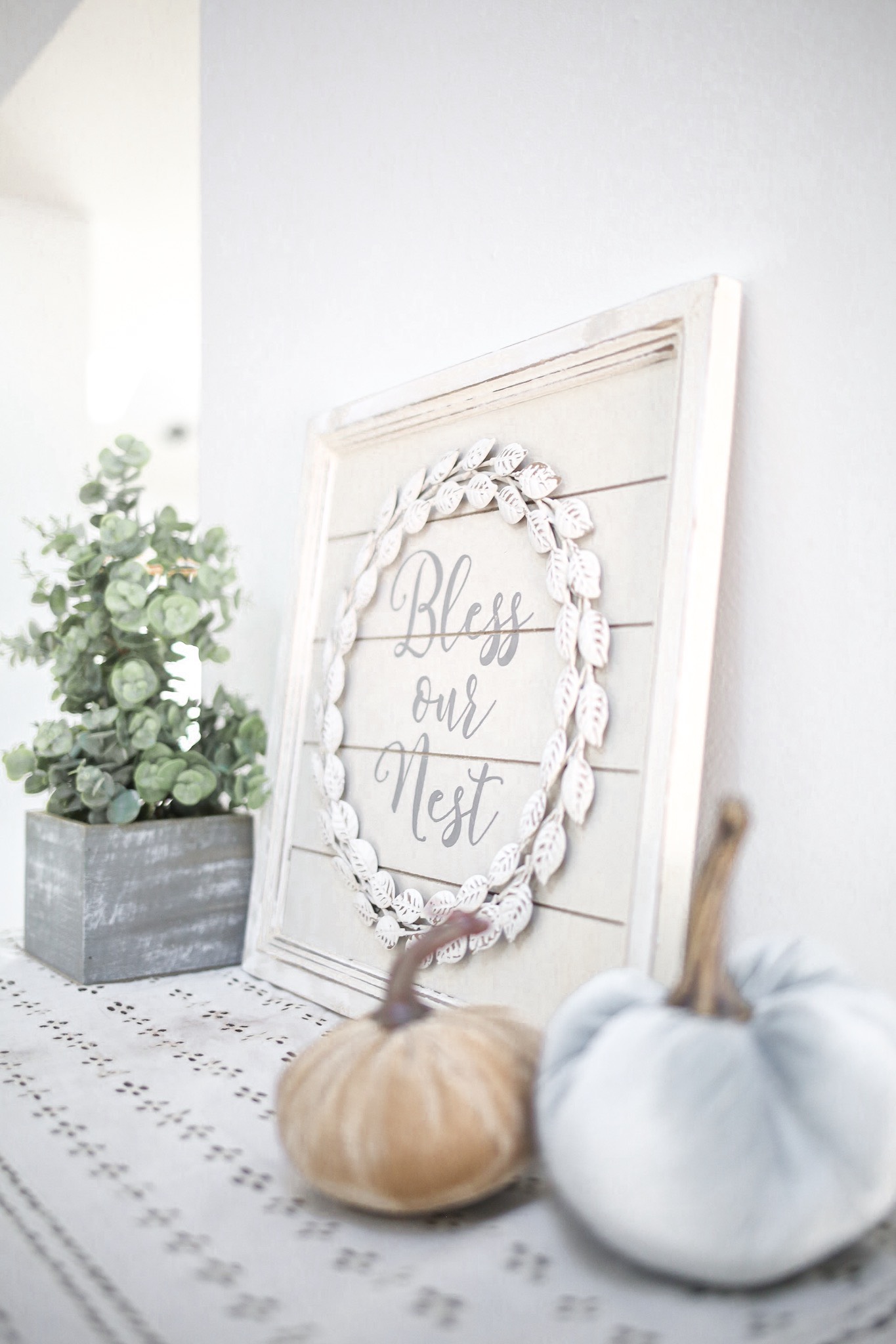 Neutral Fall Home Decor - amanda party + home