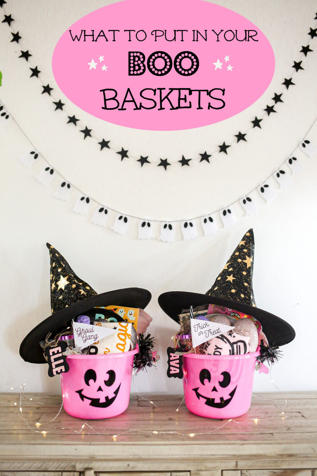 How to Make a Boo Basket for Halloween - amanda party + home