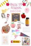 The Cutest Back to School Decor - amanda party + home