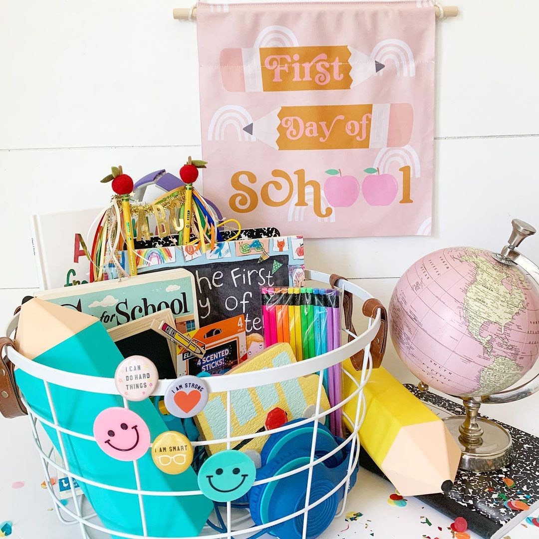 Adorable Back to School Baskets! - amanda party + home