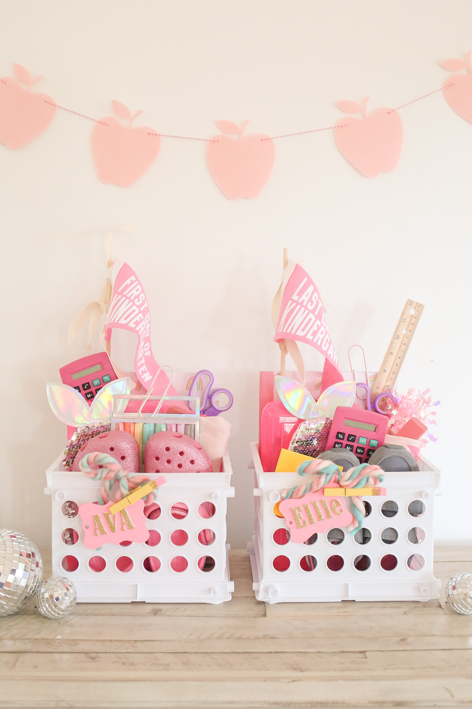 How to Make Back to School Baskets - amanda party + home