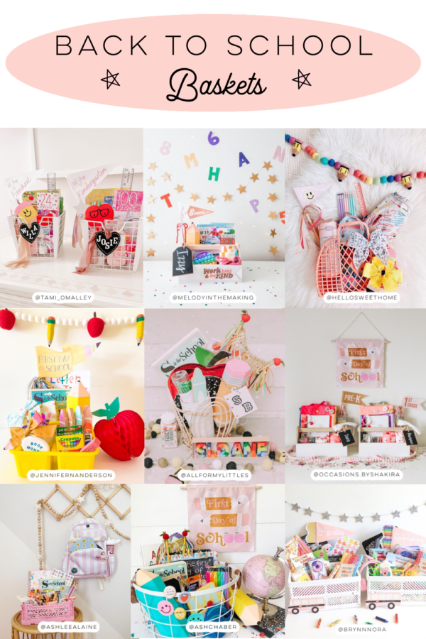 Adorable Back to School Baskets! - amanda party + home