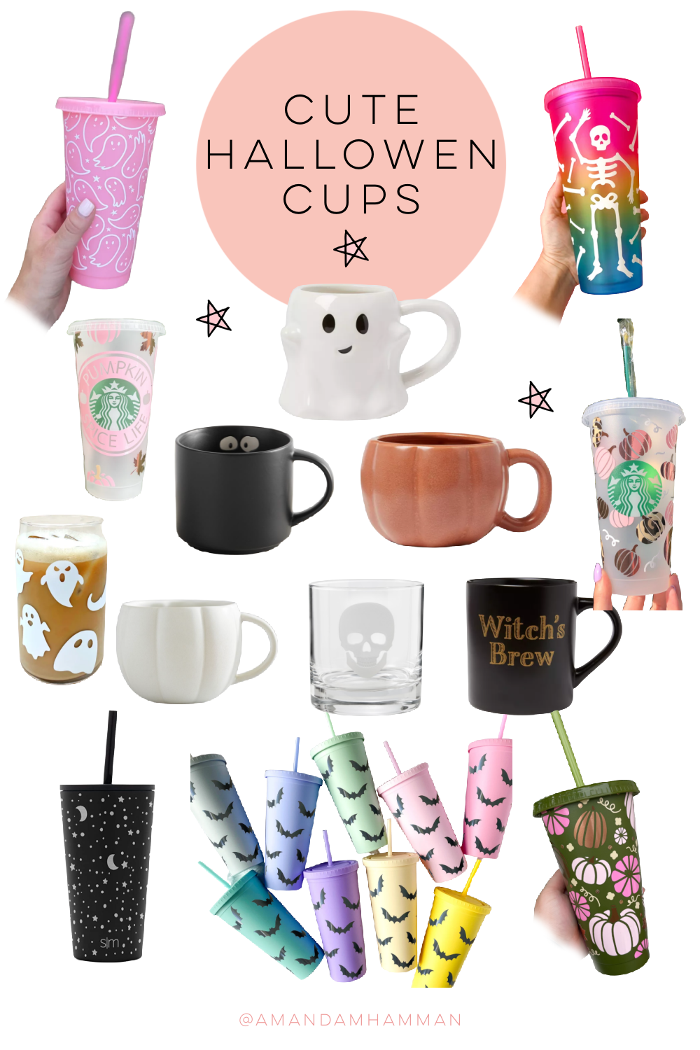 Where to Find Cute Fall + Halloween Cups - amanda party + home