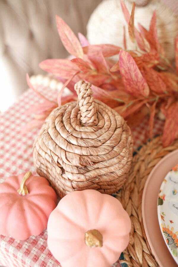 pink thanksgiving table - amanda party + home