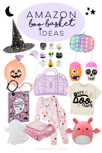 Boo Basket Ideas from Amazon - amanda hamman - let's make something pretty!