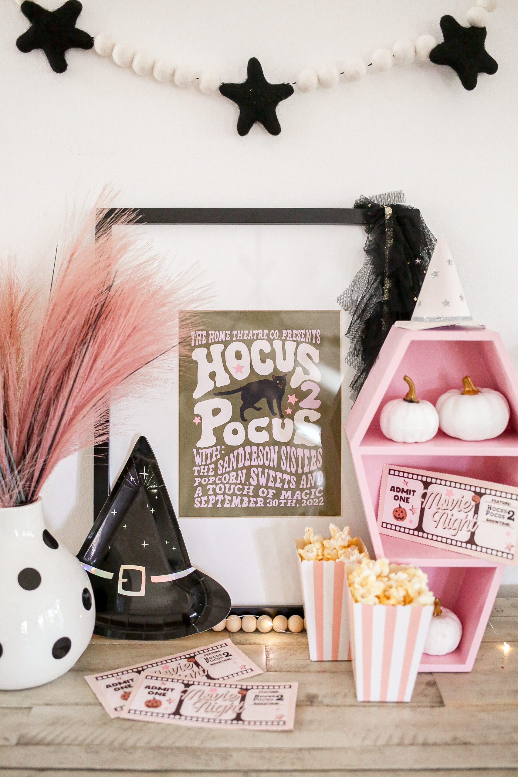 hocus pocus movie night - amanda party + home