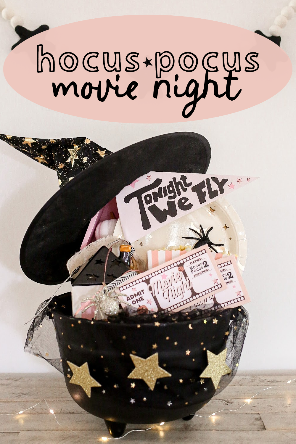 hocus pocus movie night - amanda party + home