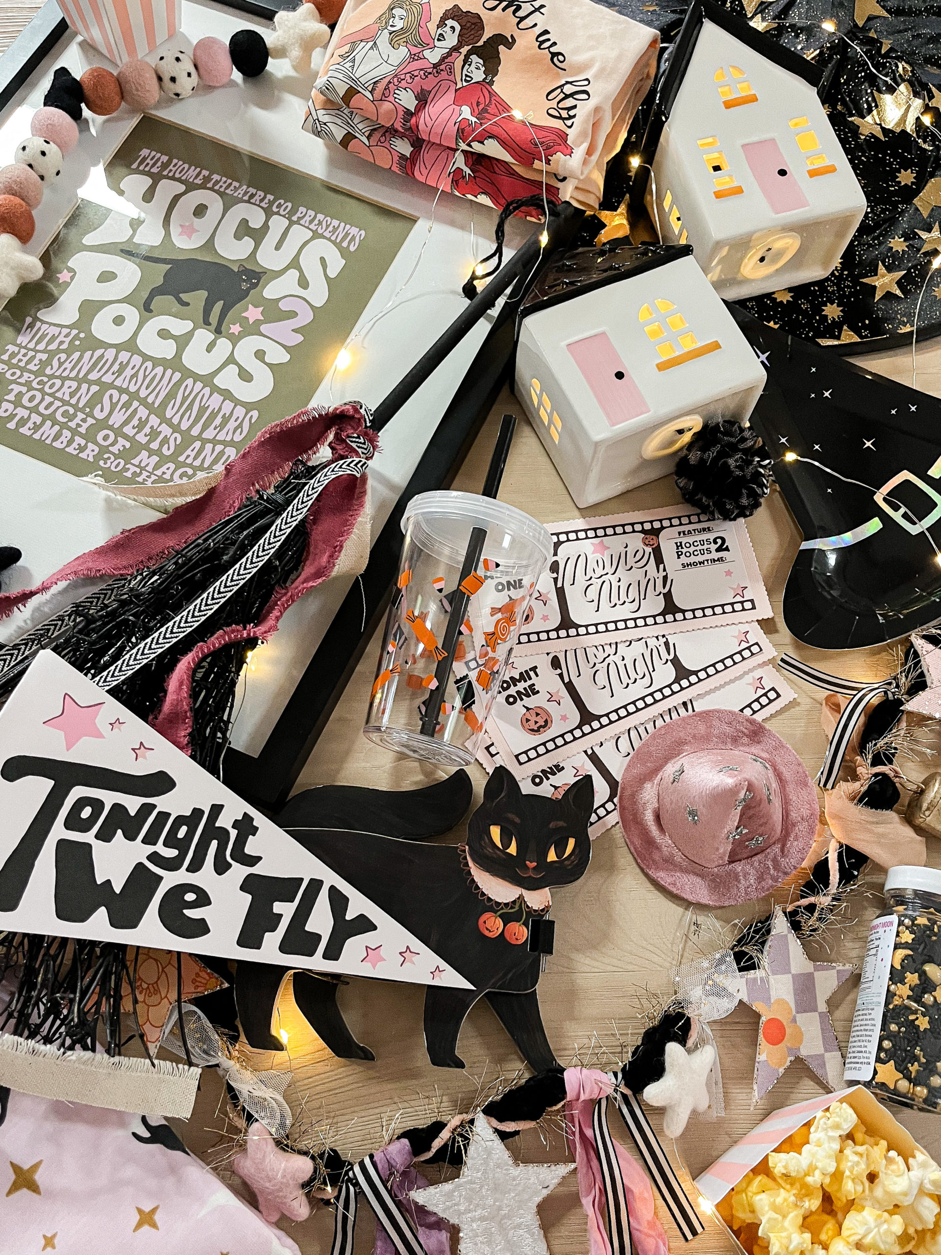 hocus pocus movie night - amanda party + home