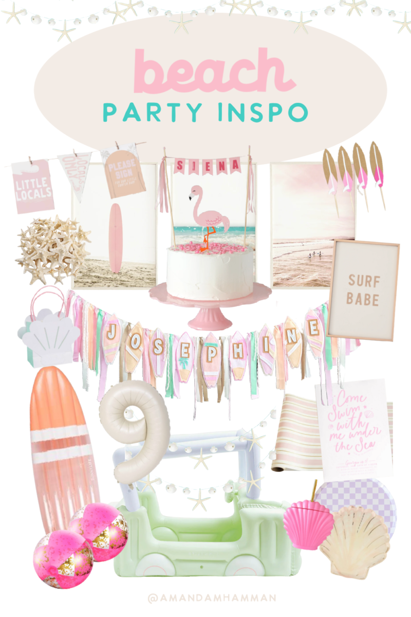 Beach Party Inspiration - amanda party + home