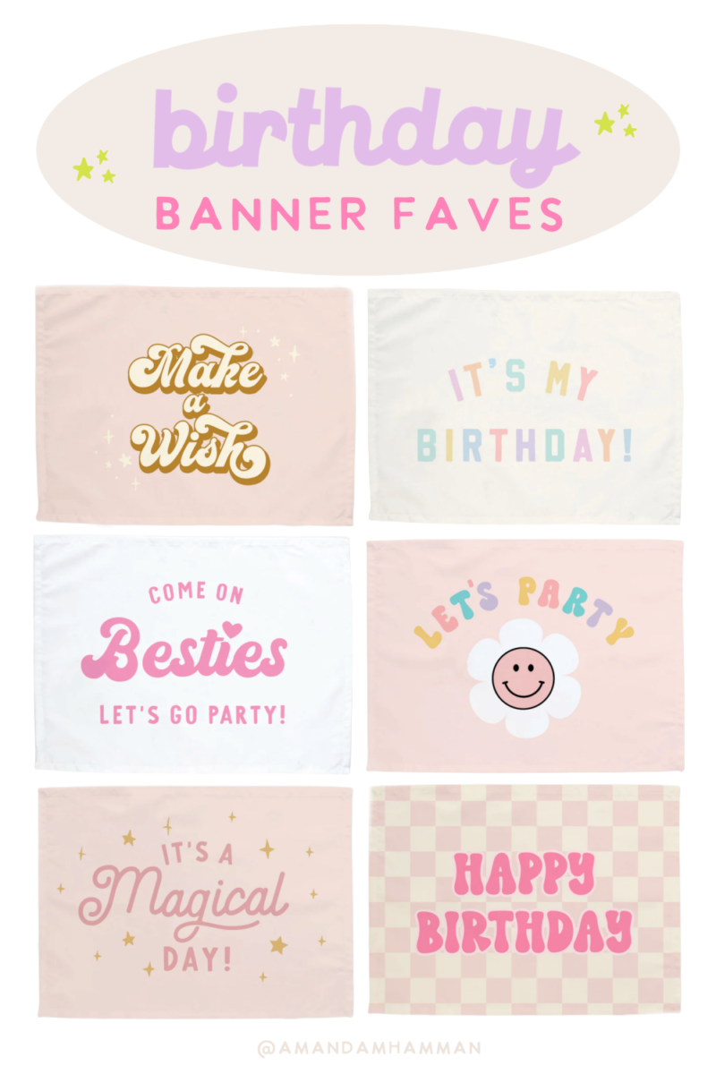 Birthday Banner Favorites - amanda party + home