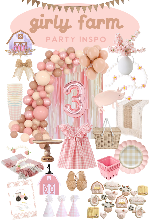 Girly Farm Party Inspiration - amanda party + home