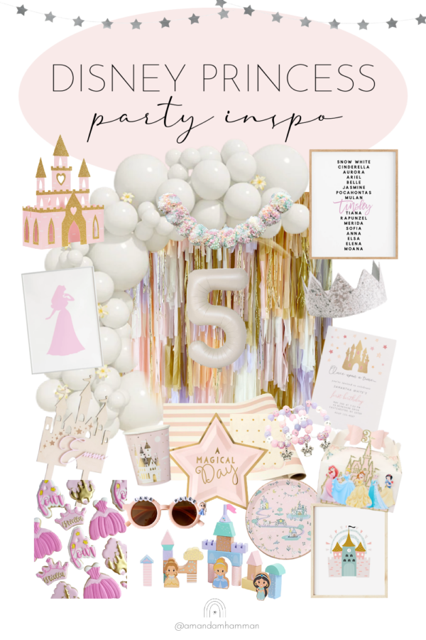 Disney Princess Party Inspiration - amanda party + home