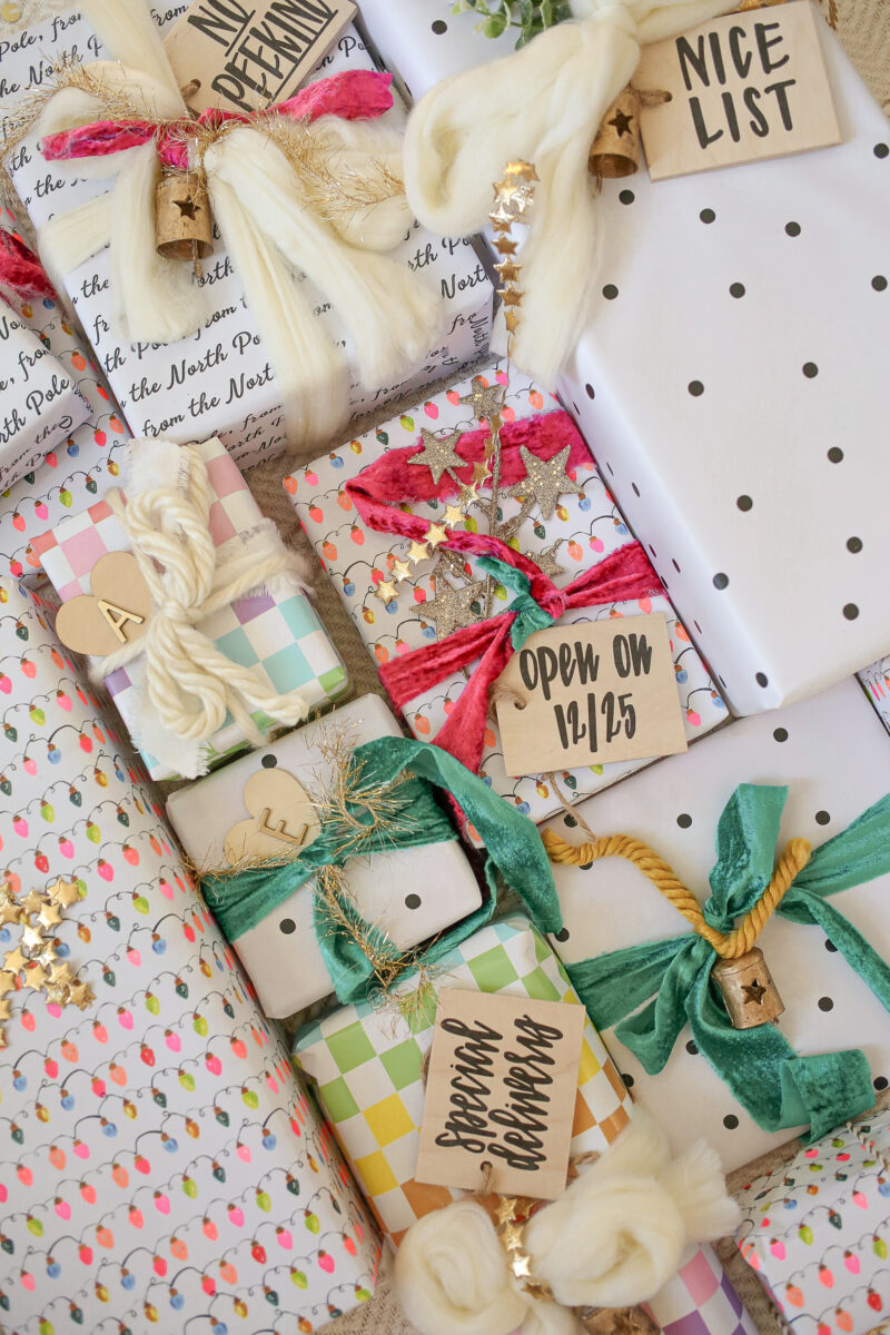 Cute + Colorful Christmas Wrapping - amanda party + home