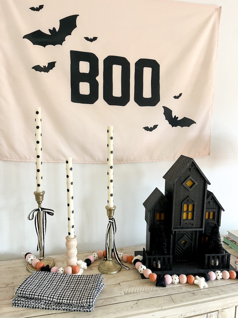 Neutral Halloween Decor - amanda party + home