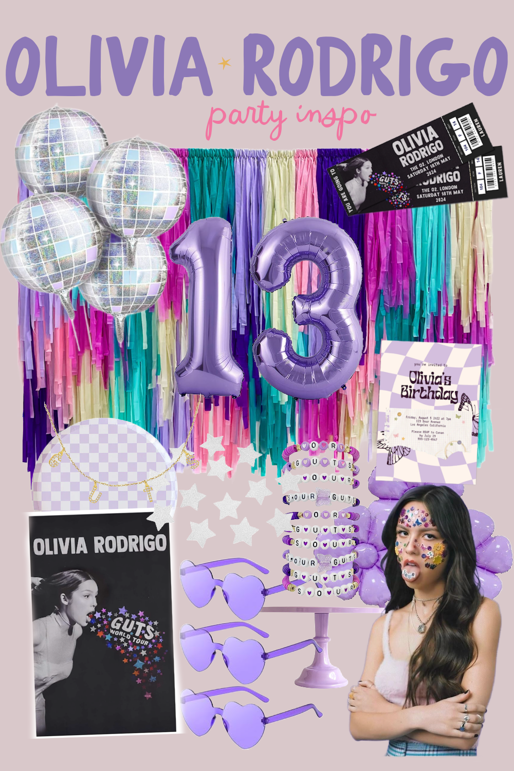 olivia rodrigo birthday party - amanda party + home