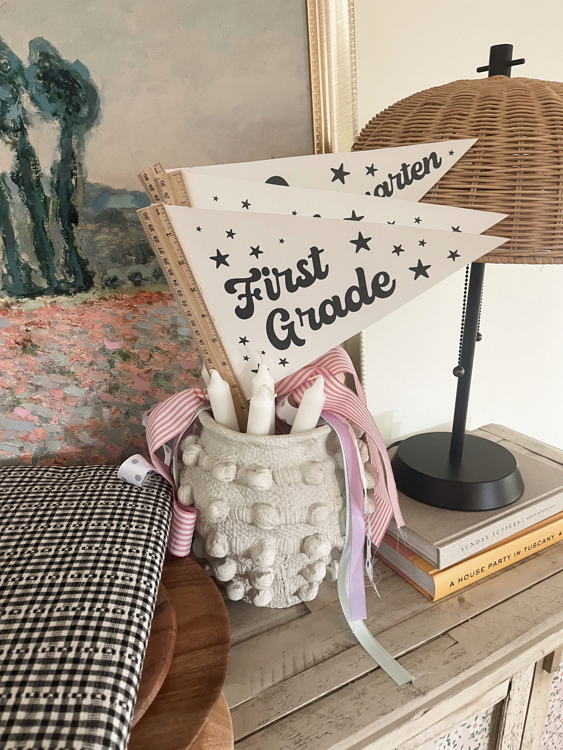 first day of school flags - amanda party + home