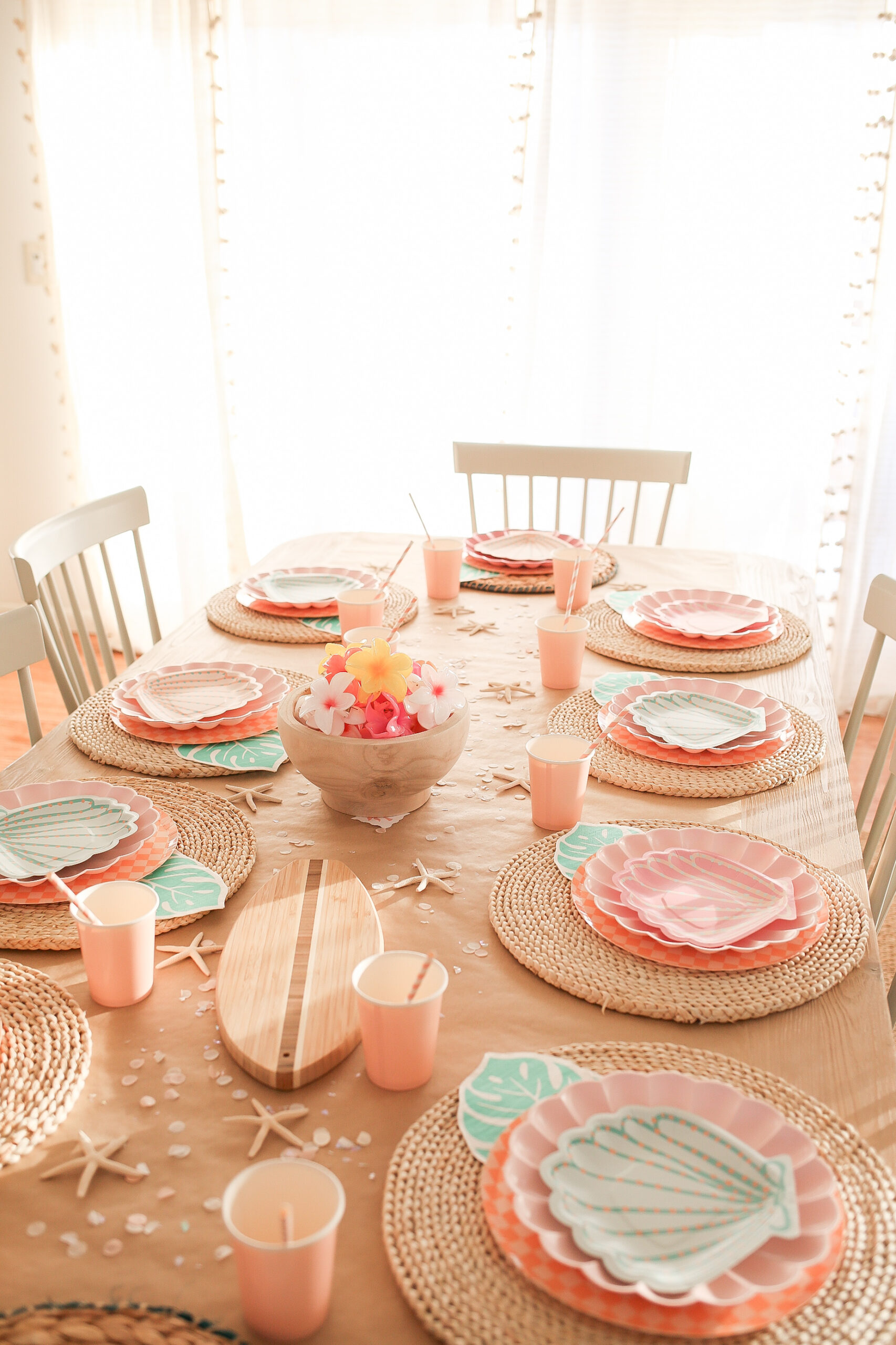 Ava’s Pink Palm Puff Birthday Party - amanda party + home