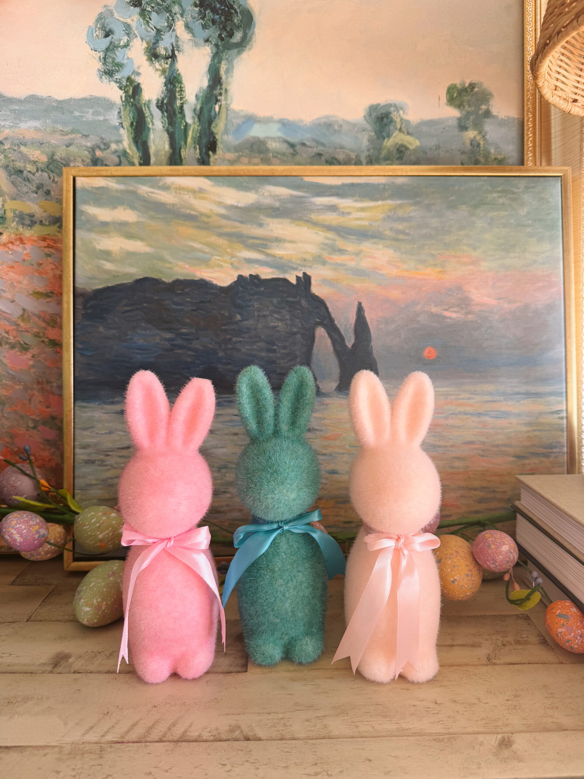 Where to Buy Flocked Easter Bunnies - amanda party + home
