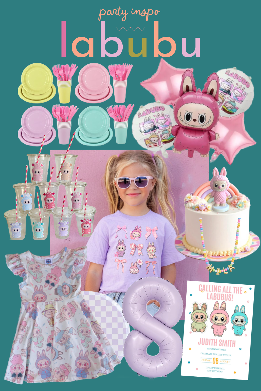 Labubu Party Ideas - amanda party + home