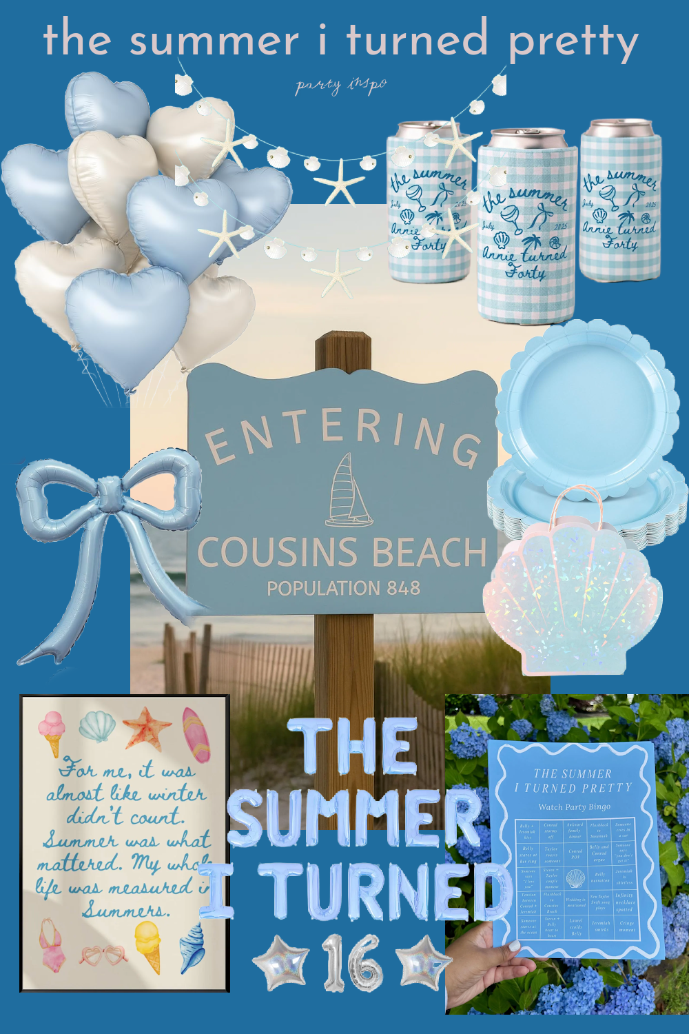 The Summer I Turned Pretty Party Inspo - amanda party + home