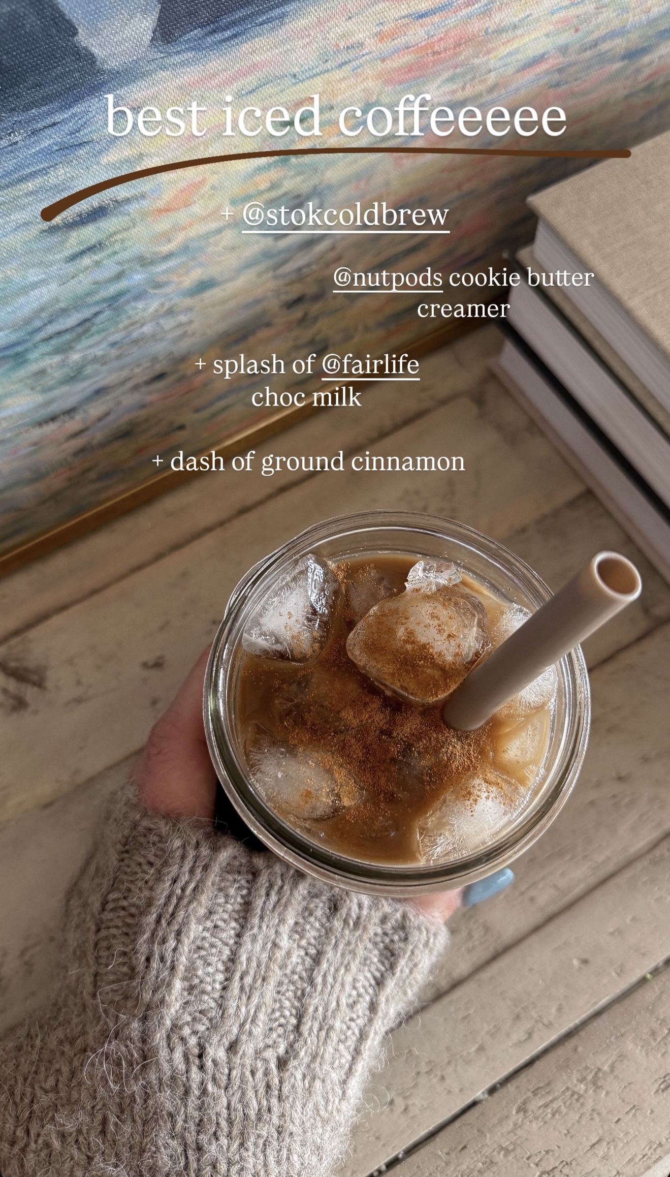fave at-home iced coffee - amanda party + home
